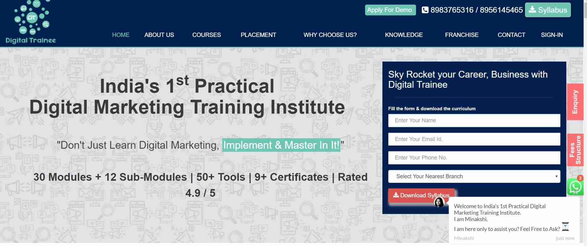 Top 10 Digital Marketing Institutes In Pune - Whizsky